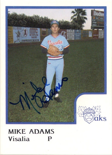 1986 PROCARDS PROJECT: MIKE ADAMS