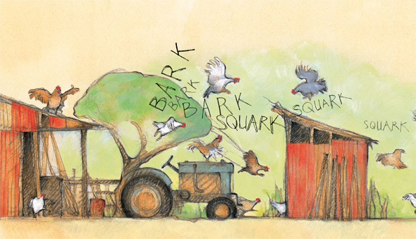 Freya Blackwood: BANJO & RUBY RED Becomes A Book