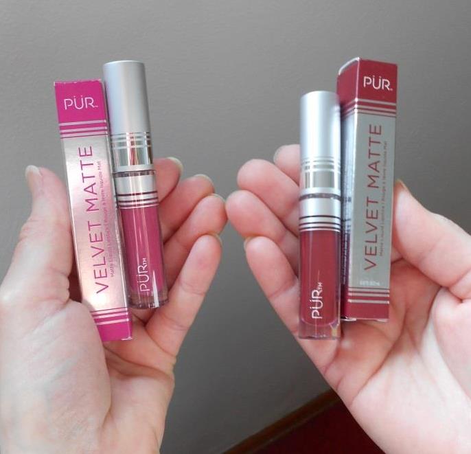 PUR Cosmetics Velvet Matte Liquid Lipsticks Review - Beauty Cooks Kisses
