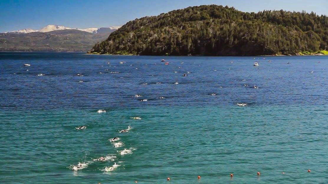TRIATLON BARILOCHE: ESCAPE DE LA ISLA HUEMUL 2015