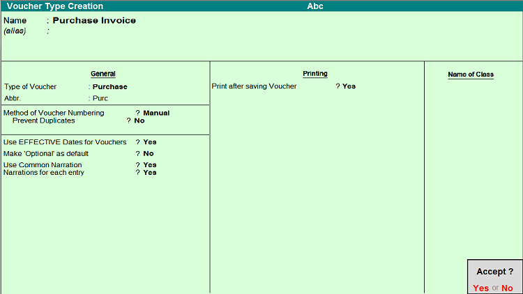 AllAboutCommerce: Creating a voucher type