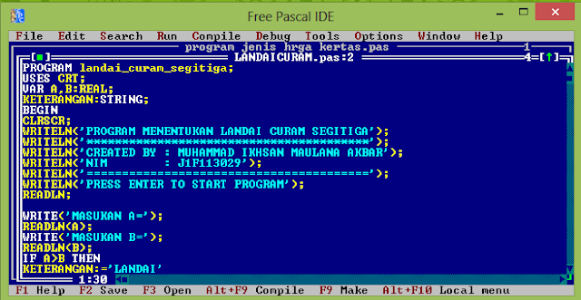 MASTER COMPUTER SCIENCE: MENGENAL PERINTAH "IF THEN ELSE" DALAM PROGRAM ...