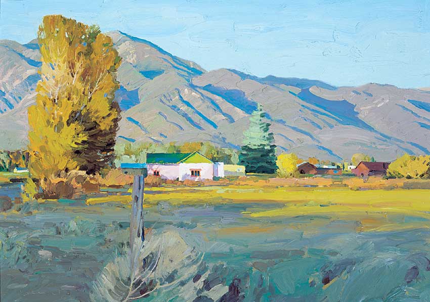 Arte!: Len Chmiel, The Pink House in Ranchitos