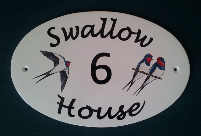 Hand Painted House Signs by Ceramic Art: March 2012