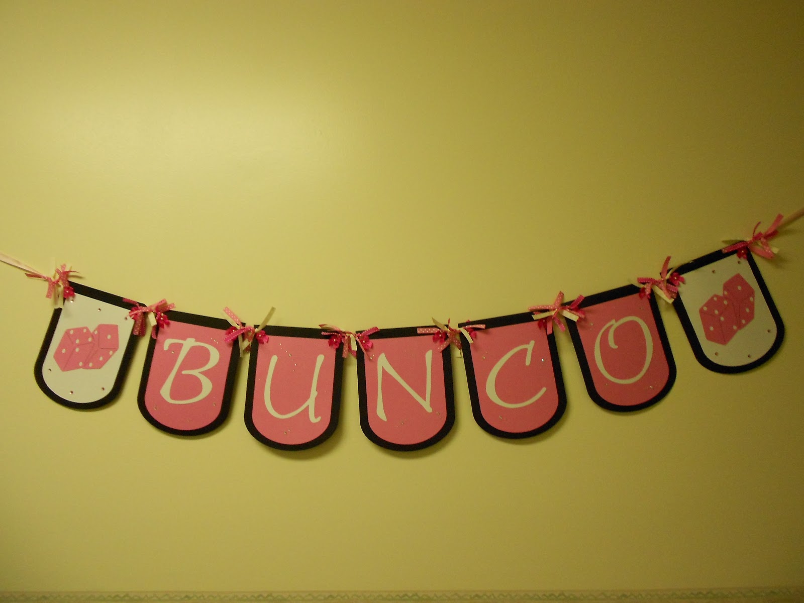 Personalized Creations by Kim: BUNCO Paper Banner