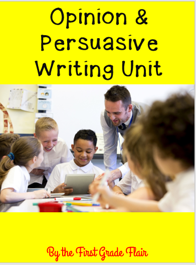~ The First Grade Flair ~: Second Grade Opinion/Persuasive Writing