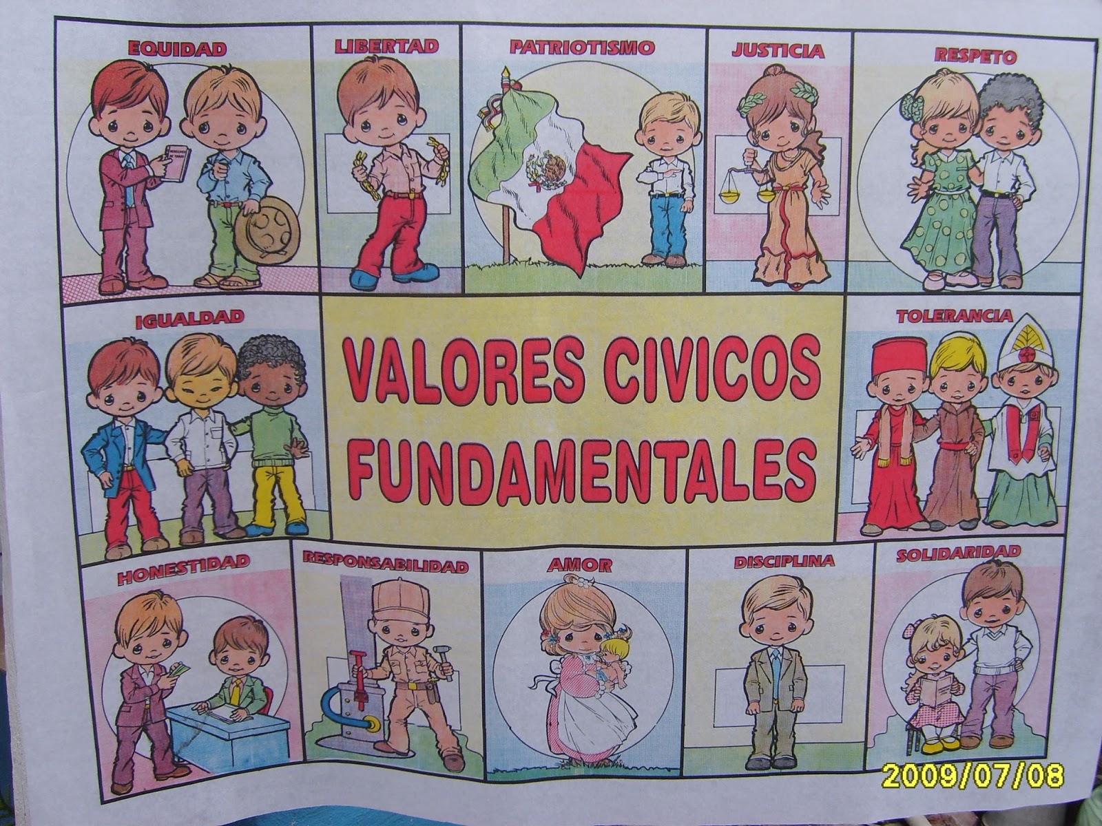 los valores civicos