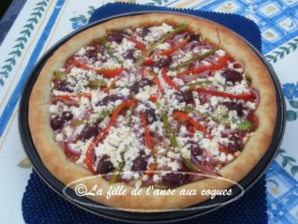 La fille de l'anse aux coques: PIZZA GRECQUE