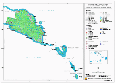 Peta Kabupaten Seram Bagian Timur