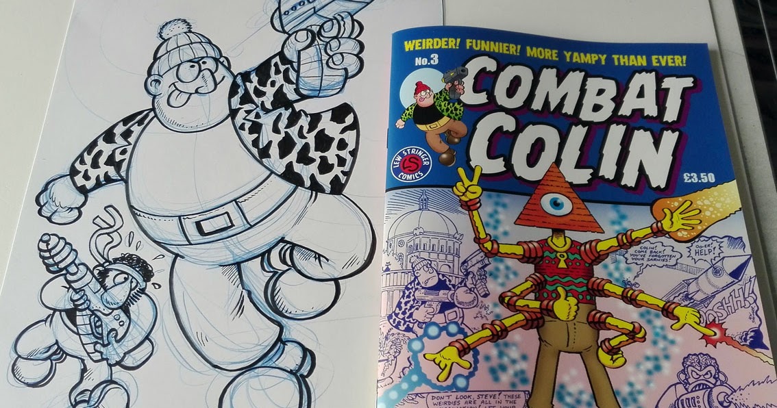 Lew Stringer Comics: Combat Colin cover vignette
