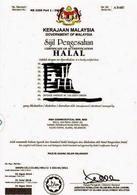 Kedai Produk Kesuburan Online Terlaris - Malaysia : SIJIL KKM & SIJIL HALAL