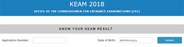 Kerala Engineering KEAM Score & Rank List