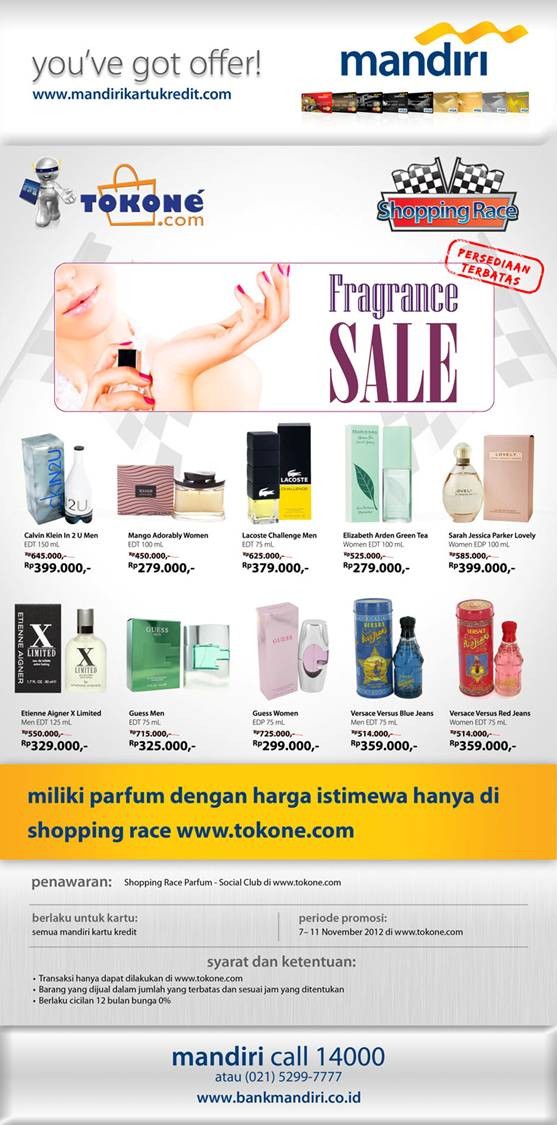 Info Promo Kartu Kredit: Diskon Branded Parfume "Fragrance Sale" (7-11 ...