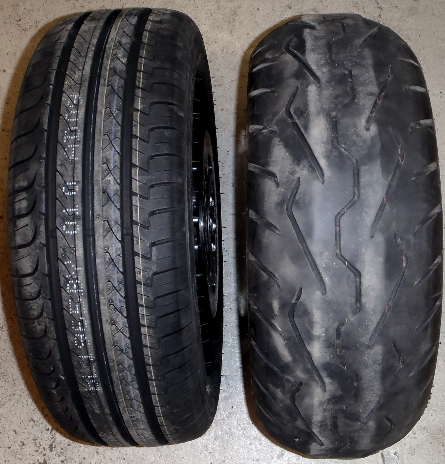 motomatin projektit: California 1400 GTS Auton rengas taakse Osa 1