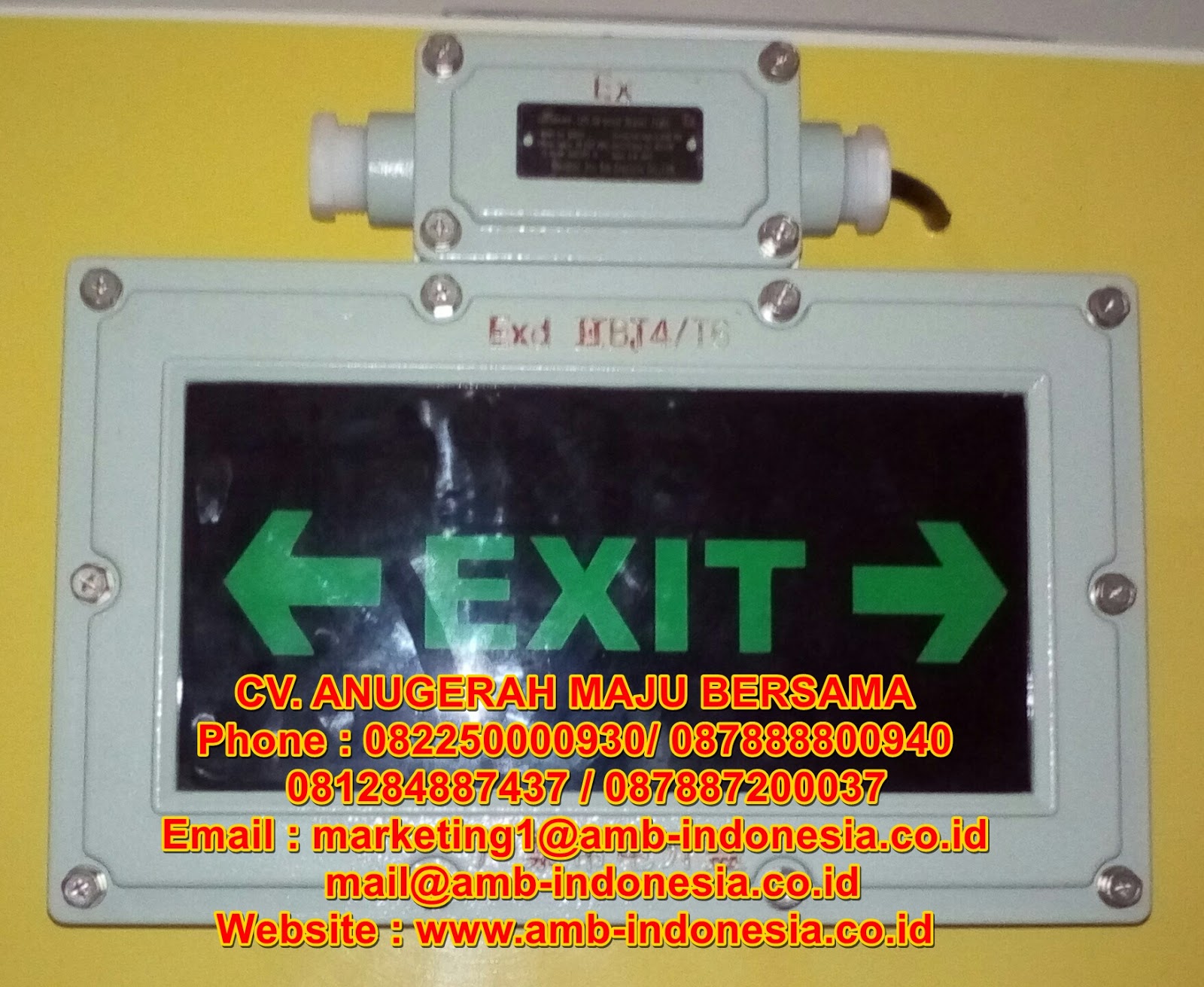 Qinsun Led Explosion Proof: Lampu Led Emergency Exit Lamp Explosion ...