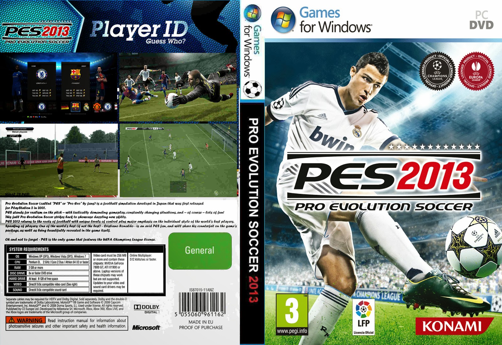 Jogos Dicas Tutoriais E download: Pro Evolution Soccer 2013 PC BAIXAR