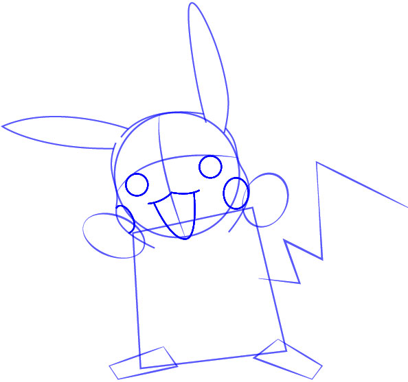 23+ Koleksi Istimewa Sketsa Gambar Kartun Pikachu