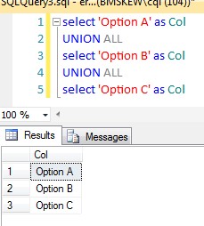 SQL Code Space: SSRS - Build a "dropdown" box on the report