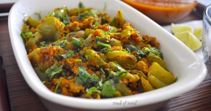 Pinch Of Swad - taste that hits the spot!: Capsicum Besan Zunka ...