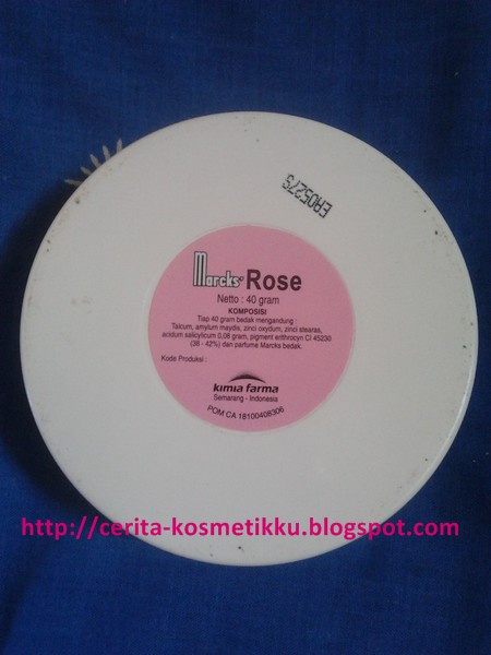 My Cosmetics, My Story: Bedak Marcks Rose