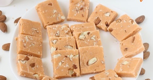 Sandhiya's Cookbook: Maida Burfi | Simple Burfi | Burfi Recipe