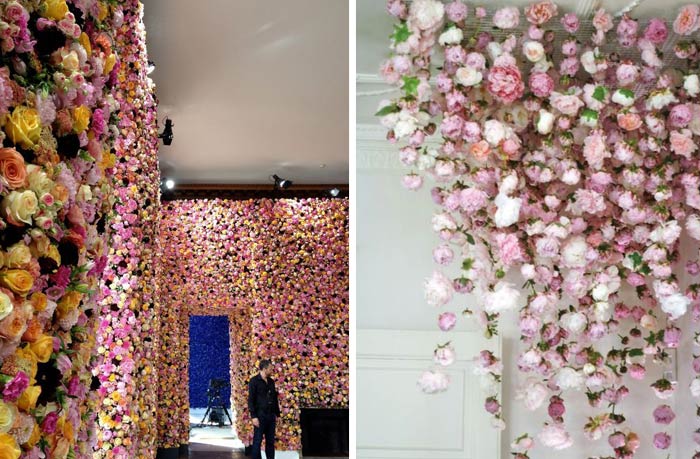 LET'S STAY: Flower Wall Ideas Floral wall Inspirations