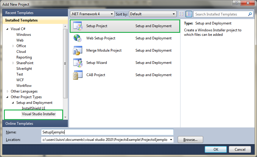 Crear Setup o Instalador en Visual Studio .NET 2010 - DevCate Programación Web