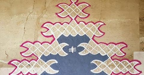 CHODAVARAMNET: SIMPLE DOTTED SNAKES RANGOLI ART