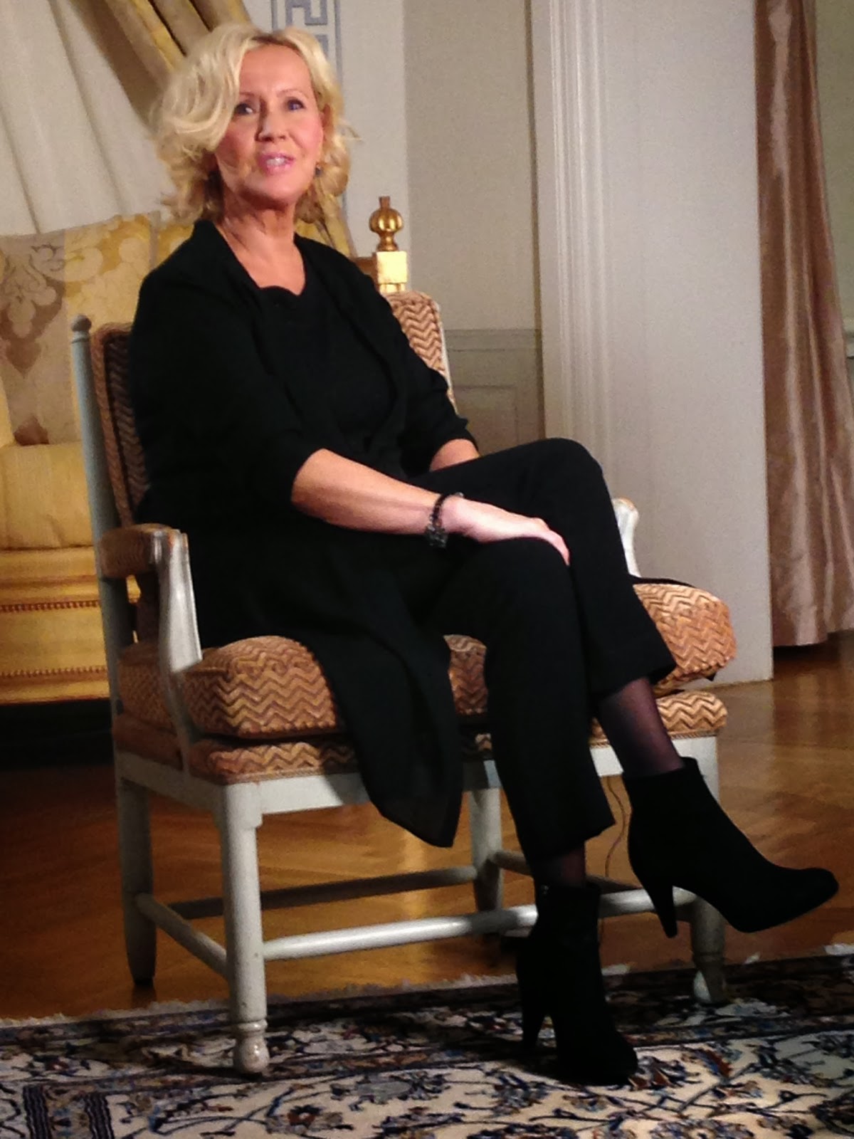 ABBAFanatic: Agnetha Faltskog More Behind The Scenes Photos