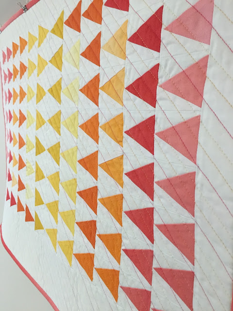 A Blue Sky Kind of Life: Convergence quilt: A finish!