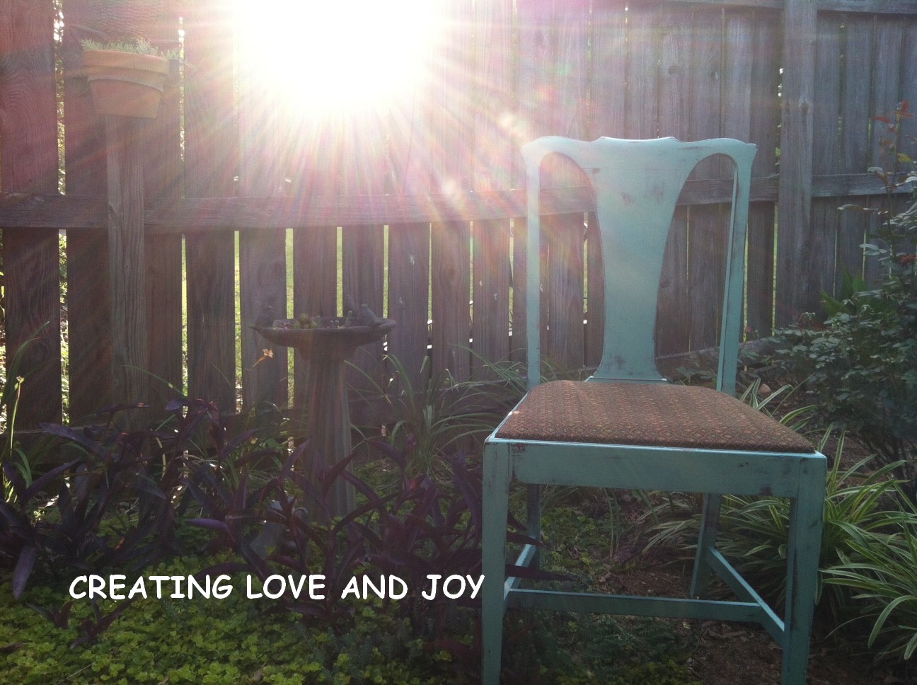 Creating Love And Joy: Chair
