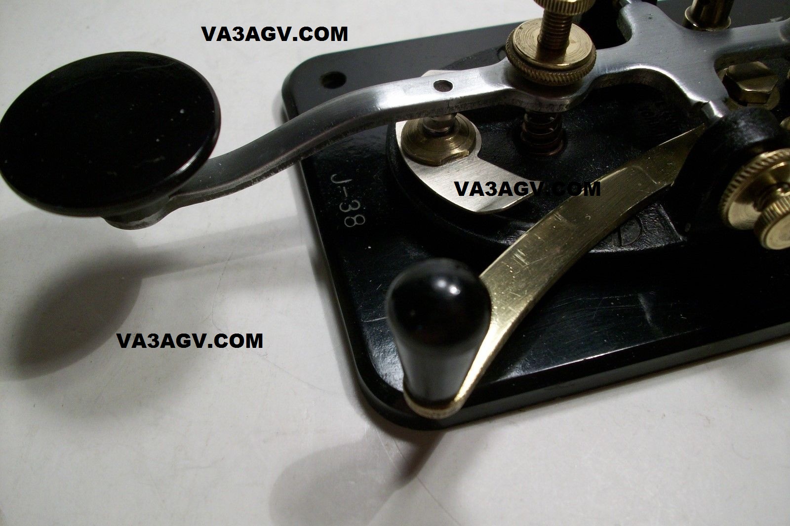 Morse Code CW Key Telegraph (Straight) : LIONEL J-38 TELEGRAPH KEY