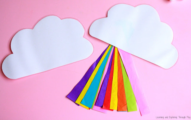 Learning and Exploring Through Play: Rainbow Streamer Craft