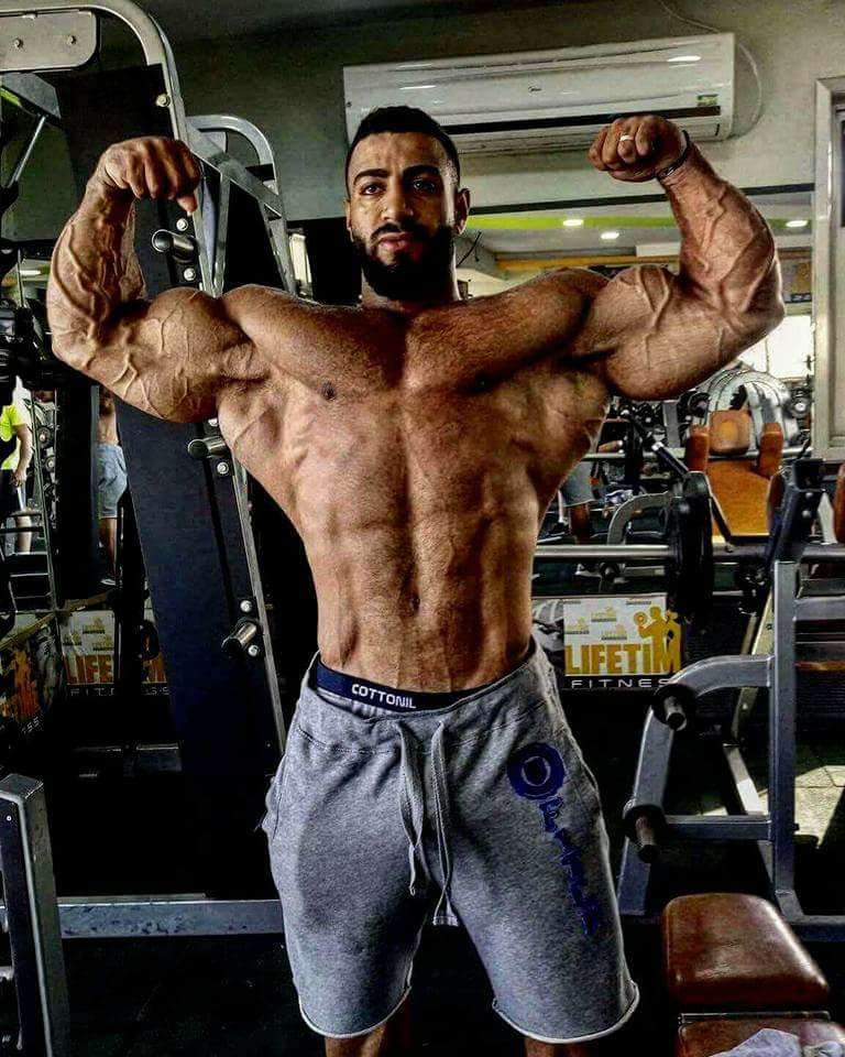 Muscle Lover: Junior bodybuilder Sarhan Nedal from Palestine