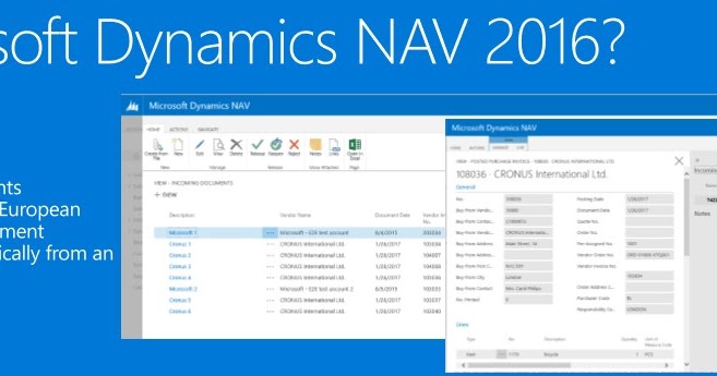 Microsoft Dynamics NAV 2016 - E Everything