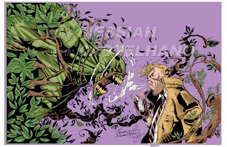 Castelhano Art: Swamp Thing x Constantine (color)