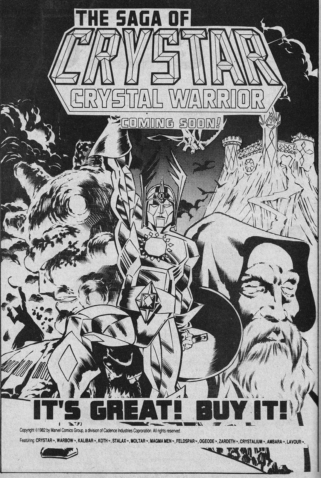 STARLOGGED - GEEK MEDIA AGAIN: 1983: THE SAGA OF CRYSTAR Launch Ad ...