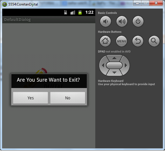 Android | Membuat Exit (close) Dialog Default | Coretan Dijital ...