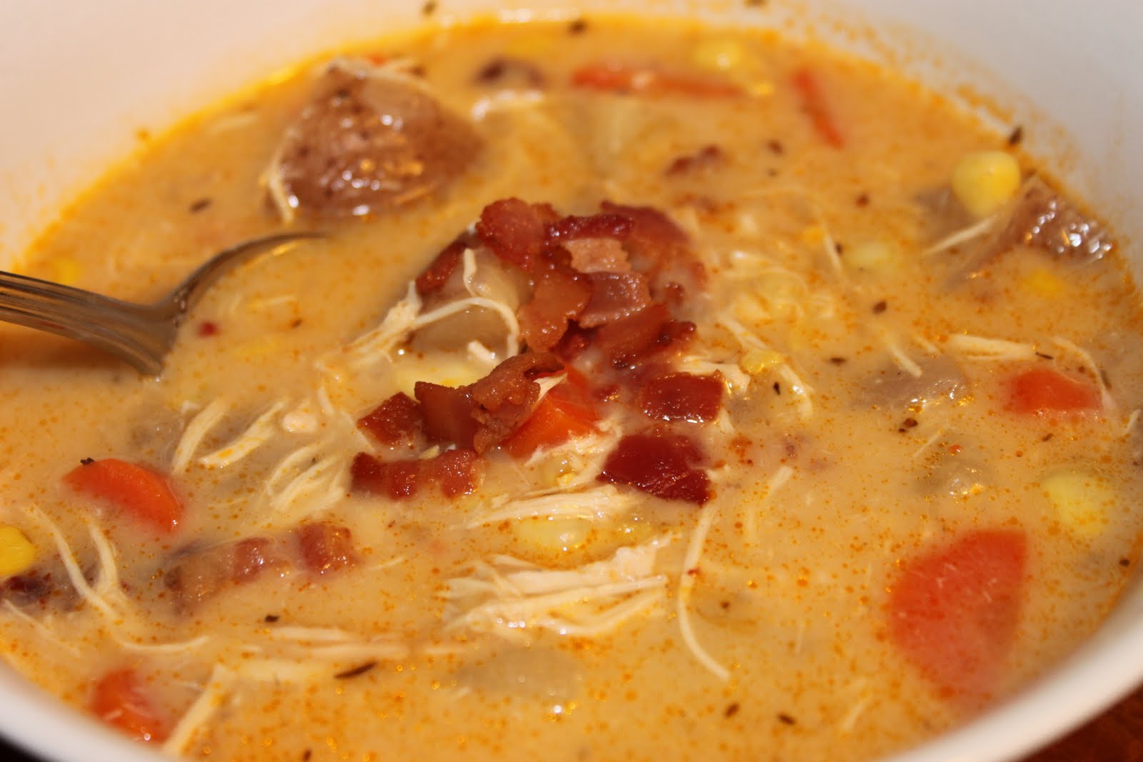 Food from the Forest: Farmhouse Style Chicken and Corn Chowder