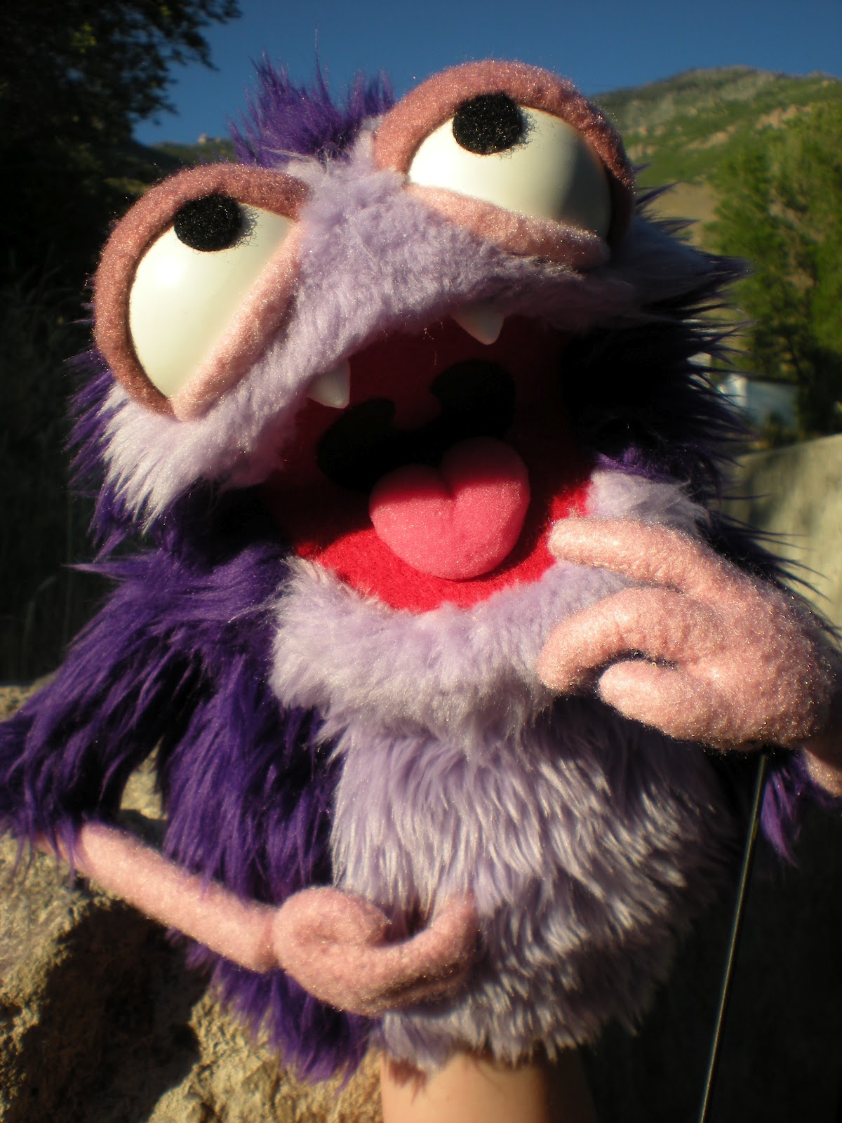 The Golden Glue Gun: Purple Were-Muppet