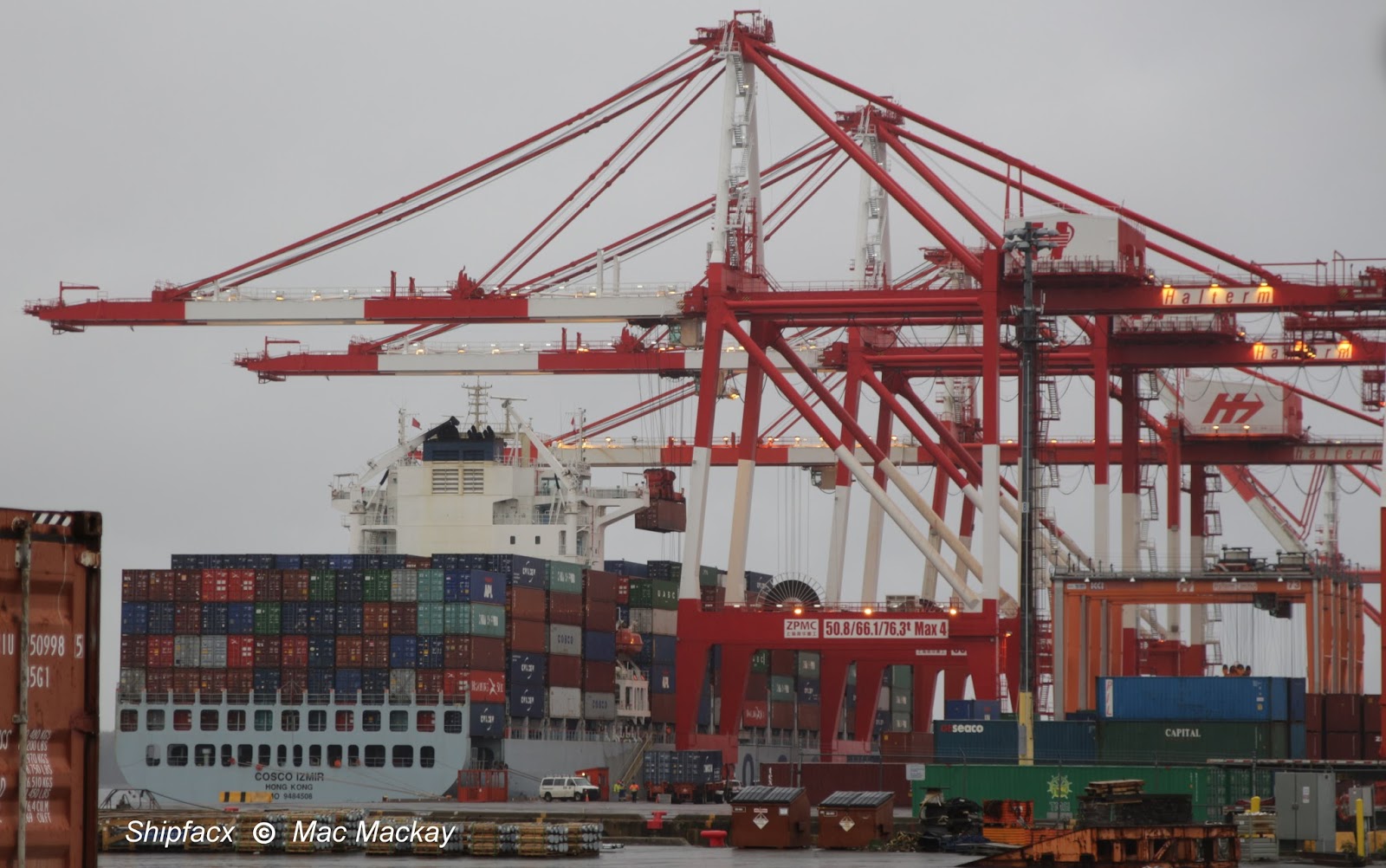 Shipfax: Cosco Izmir - smallest ship