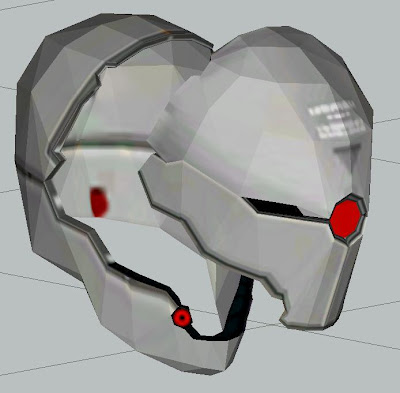 Metal Gear Cyborg Ninja Helmet Papercraft | Papercraft Paradise ...