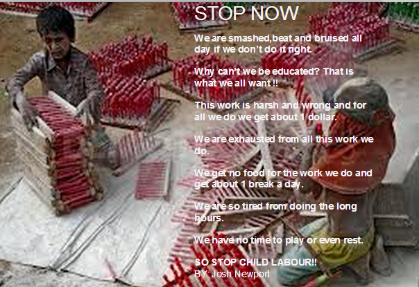 Room 12 WIS: Child Labour poems