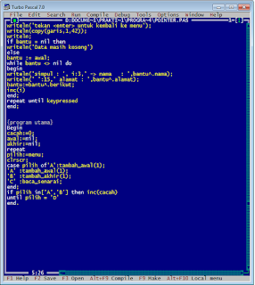 Linked List Pada Pemrograman Pascal - Meycelino