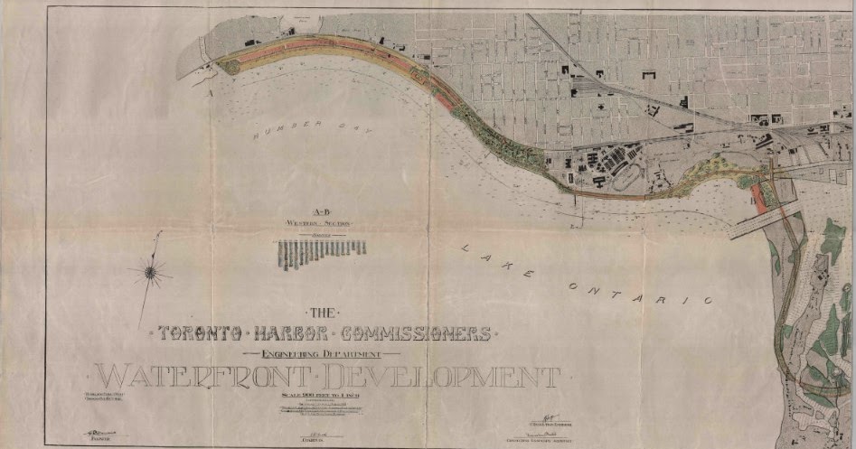 Fort York and Garrison Common Maps: 1912 Olmsted/Toronto Harbor ...
