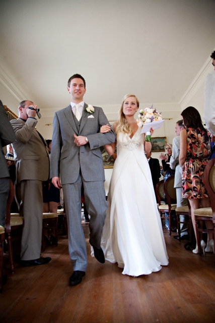 Laura O'Connor nee Smurthwaite in Jenny Packham Elizabeth - Miss Bush Blog