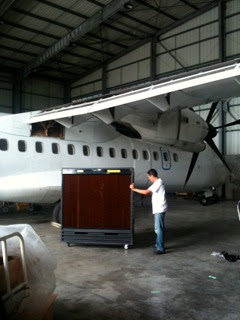 Port-A-Cool 36" evaporative cooler: Mobile evaporative cooling in aviation