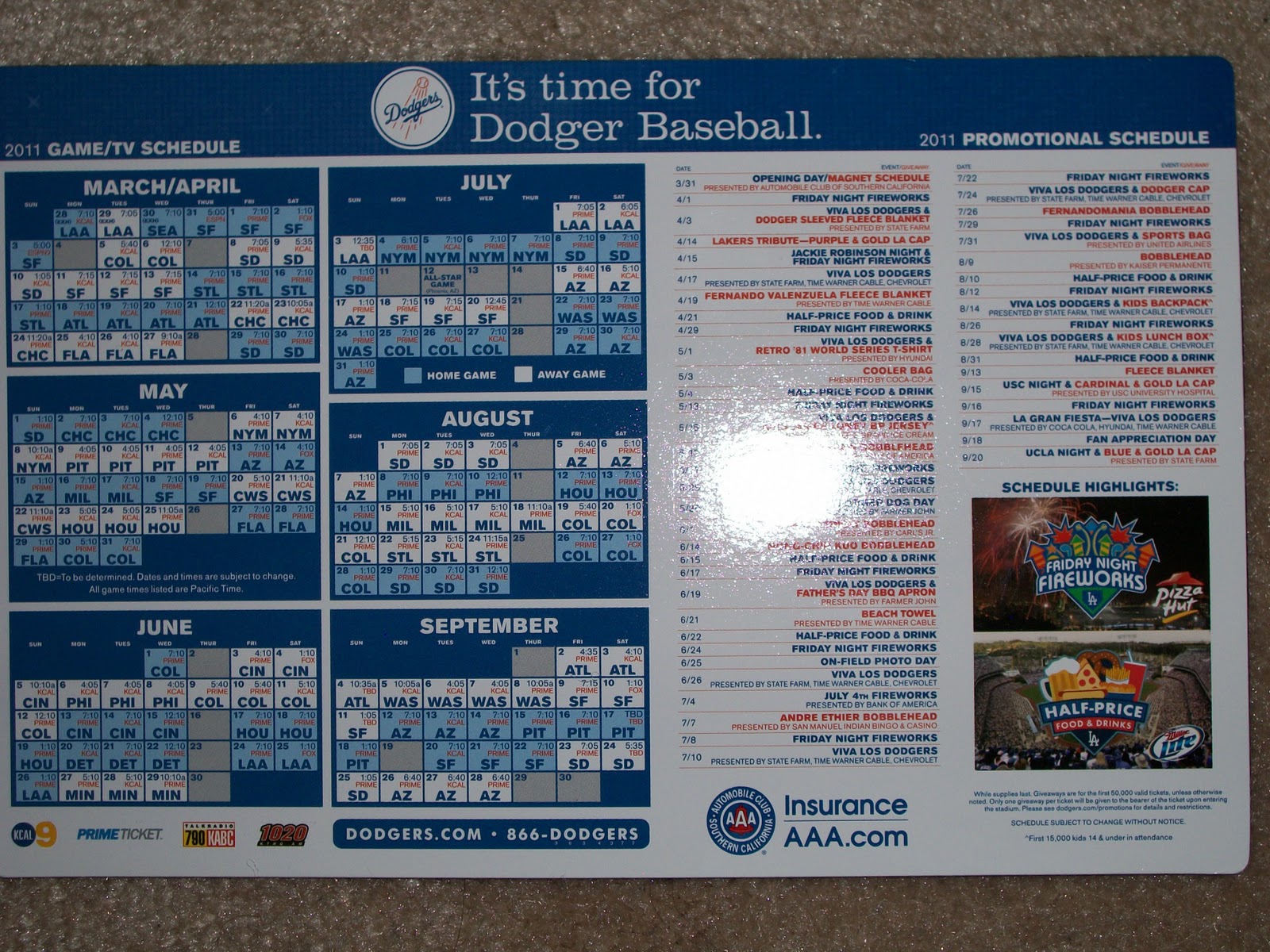 Dodger RAMblings: Dodger Opening Day Festivities