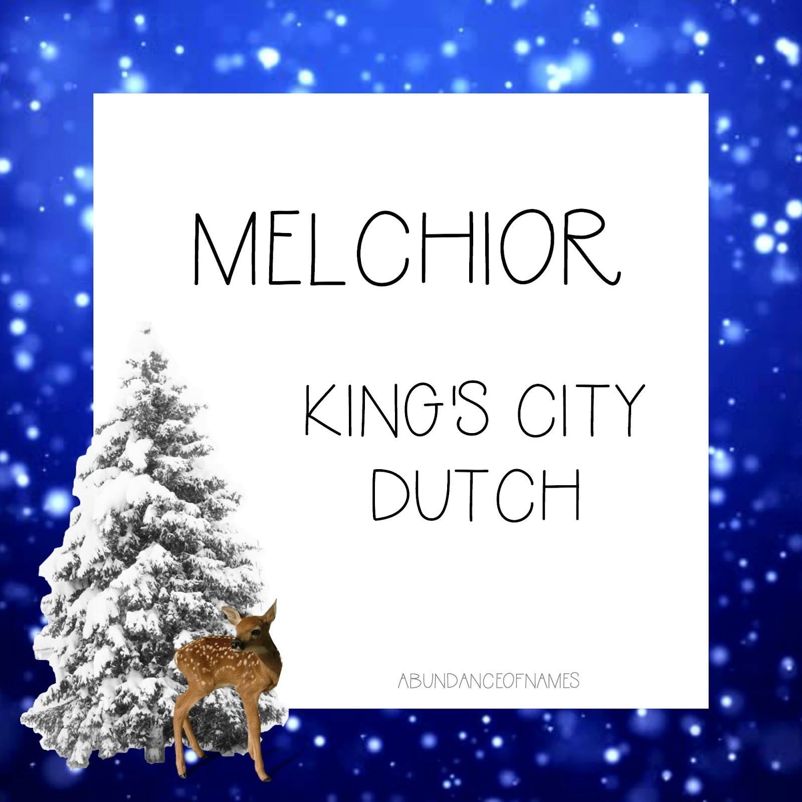 Ren's Baby Name Blog: Melchior