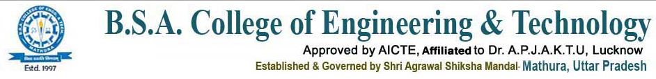 B.S.A College of Engineering and Technology, Mathura, Wanted Faculty ...